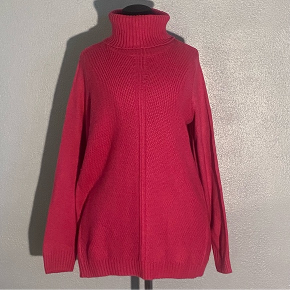 Joe Fresh | Sweaters | Joe Fresh Pink Cableknit Turtleneck Sweater ...